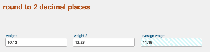 How to round my calculation field to 2 decimal places?